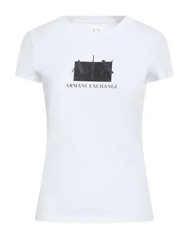 Armani Exchange Logo-print Jersey T-shirt - White