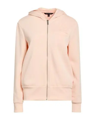 Armani Exchange Long Sleeve Zip-up Hoodie - Pink