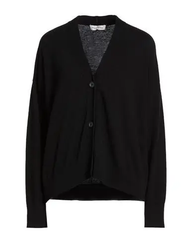 MANILA GRACE Wool-blend Cardigan - Black