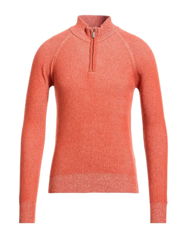 MOORER Wool And Cashmere Half-zip Sweater