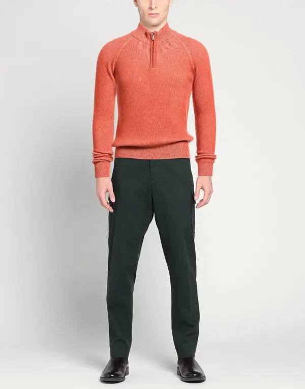 MOORER Wool And Cashmere Half-zip Sweater