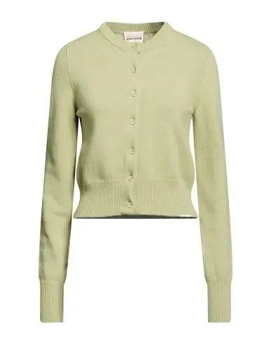SEMICOUTURE Long Sleeve Cardigan - Sage Green