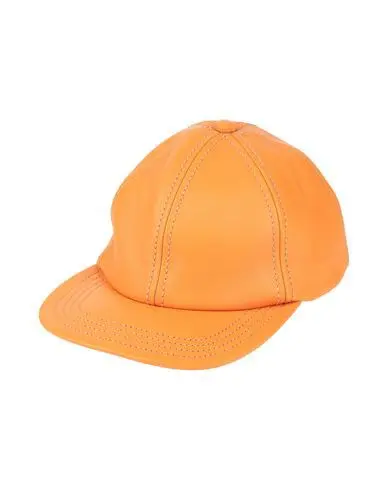 Jacquemus Lambskin Baseball Cap - Mandarin