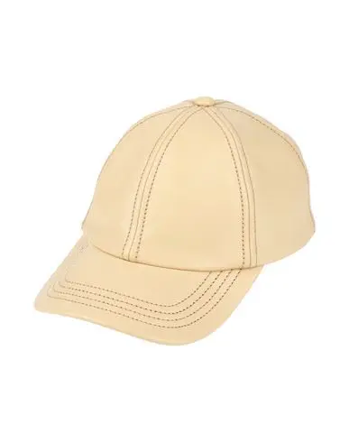 Jacquemus Leather Baseball Cap - Beige
