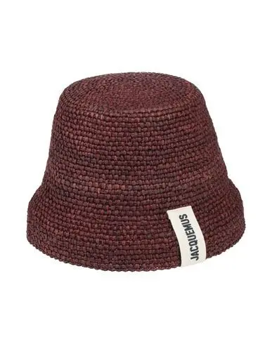 Jacquemus Raffia Bucket Hat - Brown