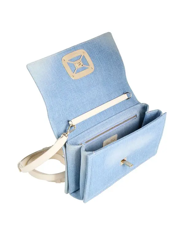 ROGER VIVIER Denim Shoulder Bag With Appliqu