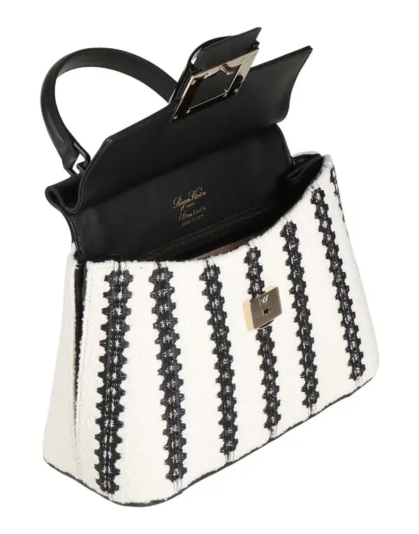 ROGER VIVIER Textile Fibers Flap Bag