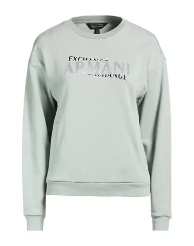 Armani Exchange Cotton-elastane Sweatshirt - Sage Green