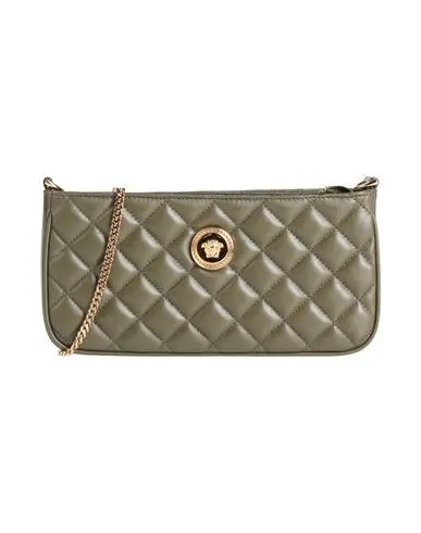 Versace Cross-body Bag Military Lambskin - Green