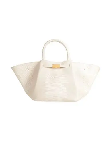 DEMELLIER Textured-leather Tote - White