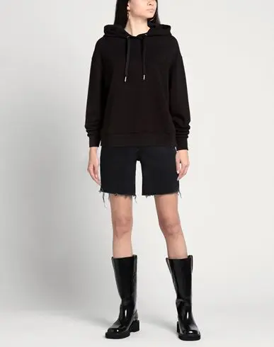 Armani Exchange Cotton-blend Lightweight Knit Sweatshirt - Black