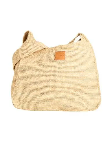 Sandro Raffia Hobo Bag - Beige
