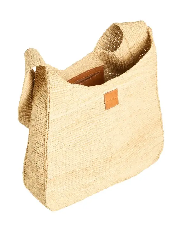 Sandro Raffia Hobo Bag