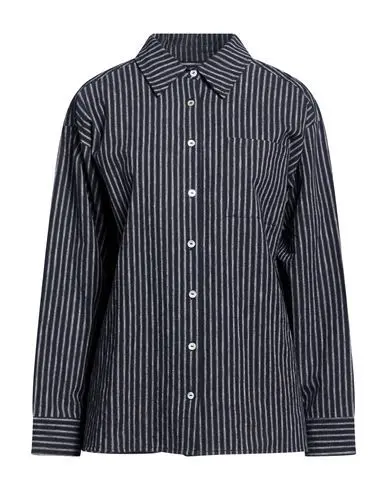 Donni. Oversized Striped Shirt - Navy