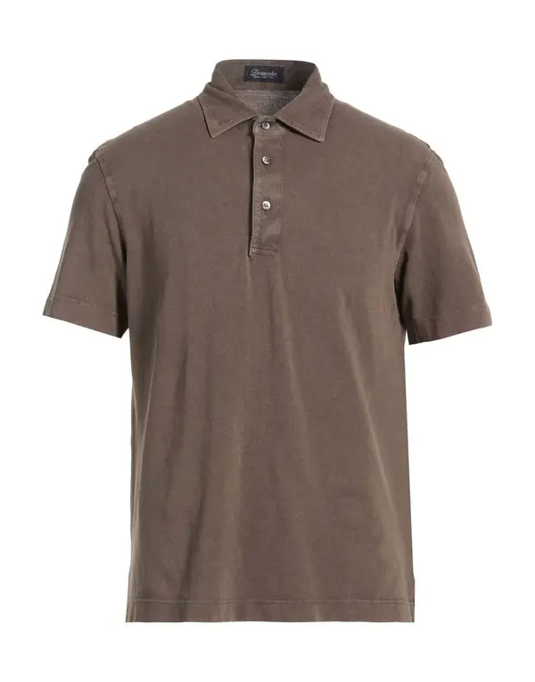 DRUMOHR Polo Shirt Size Cotton - Brown
