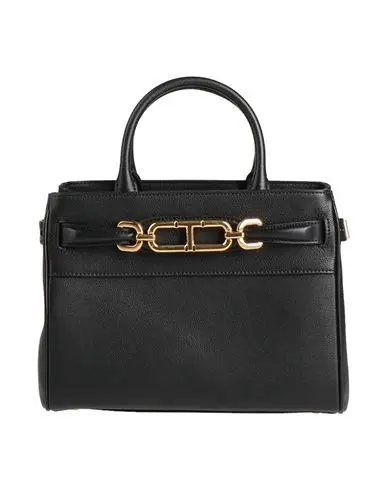 TOM FORD Calfskin Leather Tote Handbag - Black
