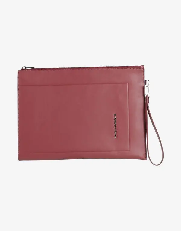 PIQUADRO Leather Handbag - Red