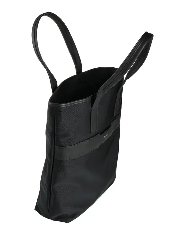 PINEIDER Nylon And Leather Shopper Bag