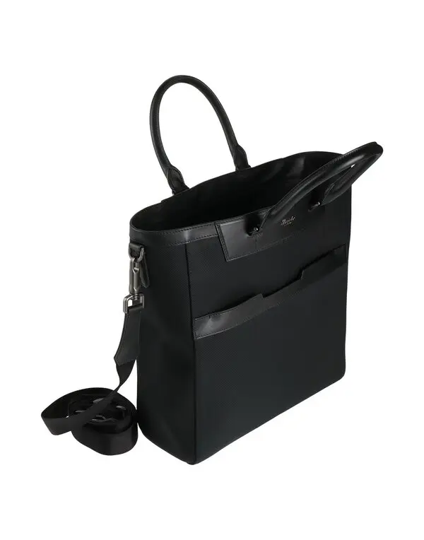 PINEIDER Tote Bag With Leather Accents