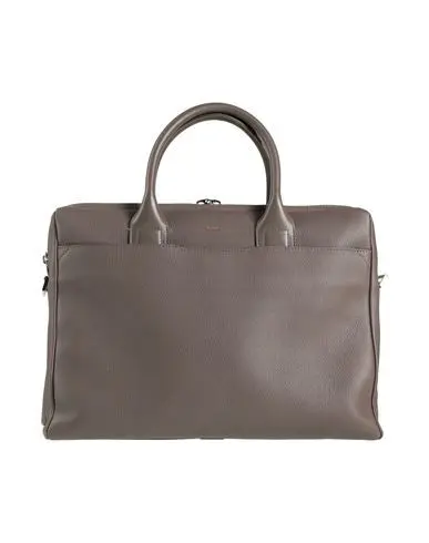 PINEIDER Pebbled-leather Handbag - Grey