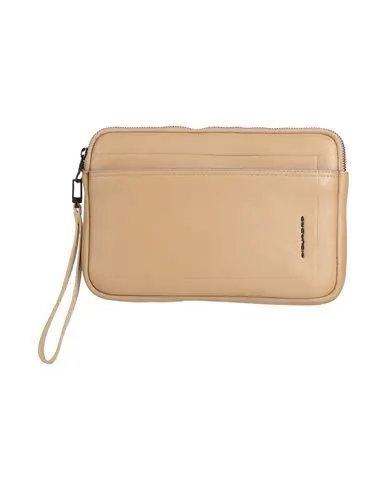 PIQUADRO Handbag In Leather - Beige
