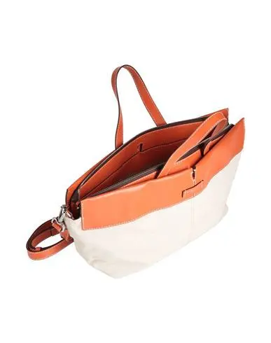 GIANNI CHIARINI Leather And Canvas Shopper Bag