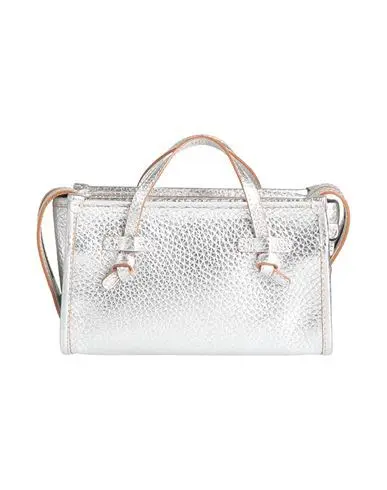 GIANNI CHIARINI Leather Bowler Bag - Silver
