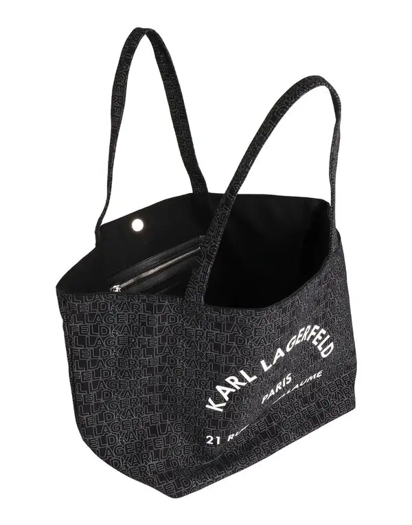 Karl Lagerfeld Organic Cotton Canvas Shopper Bag