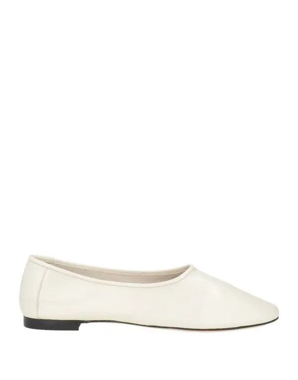By Far Ballet Flats Leather - White