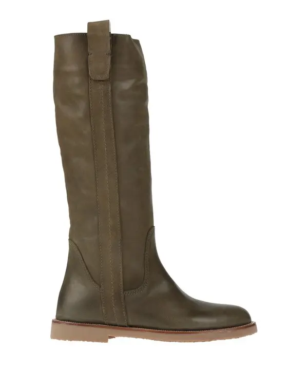 INUOVO Military Leather Knee-high Boots