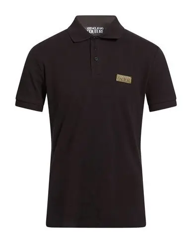 Versace Polo Shirt Size Cotton - Black