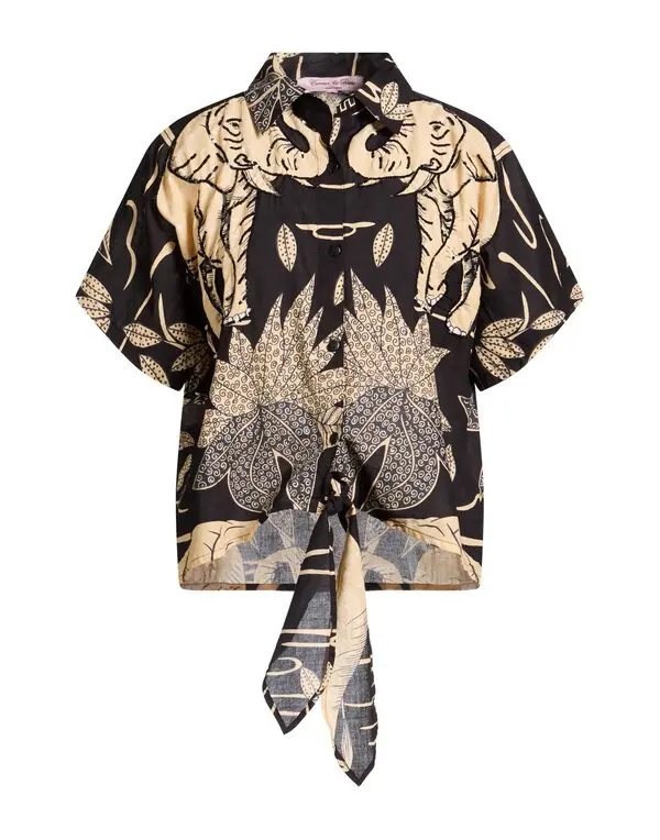 CONNOR & BLAKE Multicolor Sequined Cotton Shirt