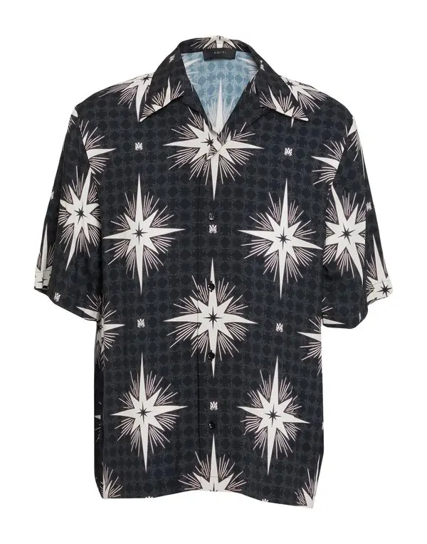 Amiri Shirt Size Viscose - Black