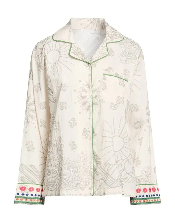 ARIZONA LOVE Woven Two-tone Shirt With Embroidered Details
