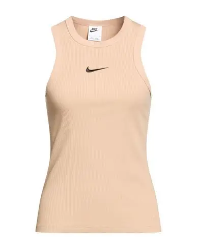 Nike Ribbed Jersey Tank Top - Beige