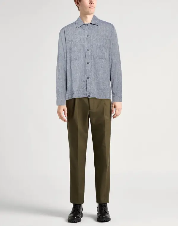 Crossley Denim Shirt Size Linen, Cotton