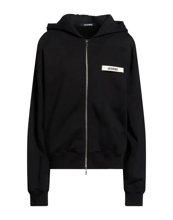 Jacquemus Cotton Sweatshirt - Black