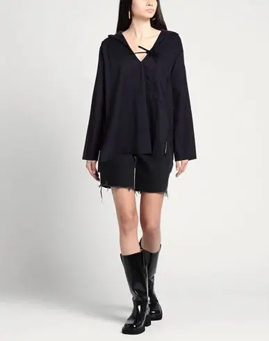 Y'S YOHJI YAMAMOTO Twill Top With Embroidered Logo
