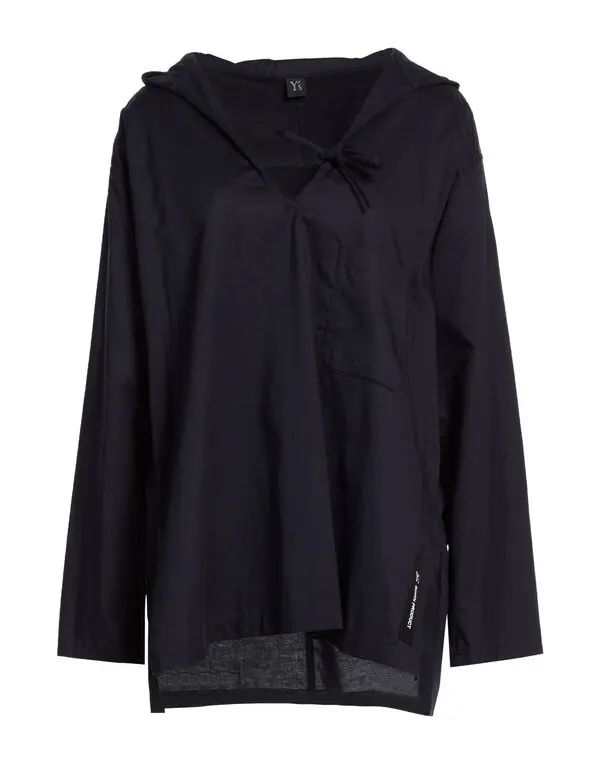 Y'S YOHJI YAMAMOTO Twill Top With Embroidered Logo