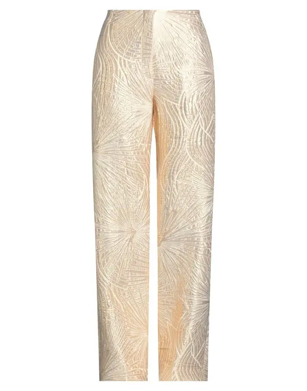 FORTE_FORTE Brocade Straight-leg Pants