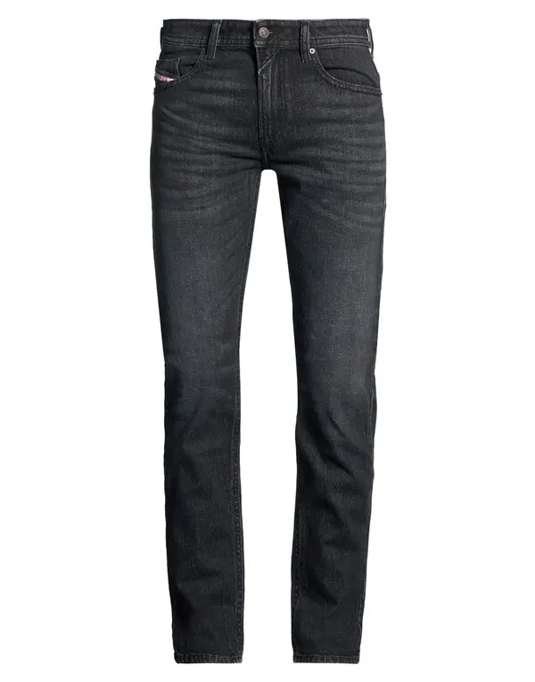 DIESEL® Straight Leg Jeans With Colored Wash - Black