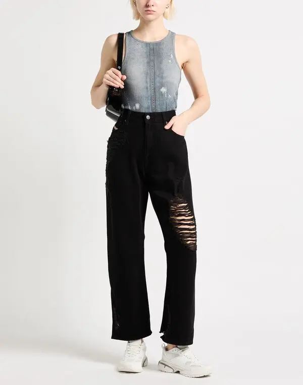 DIESEL® Straight-leg Distressed Jeans