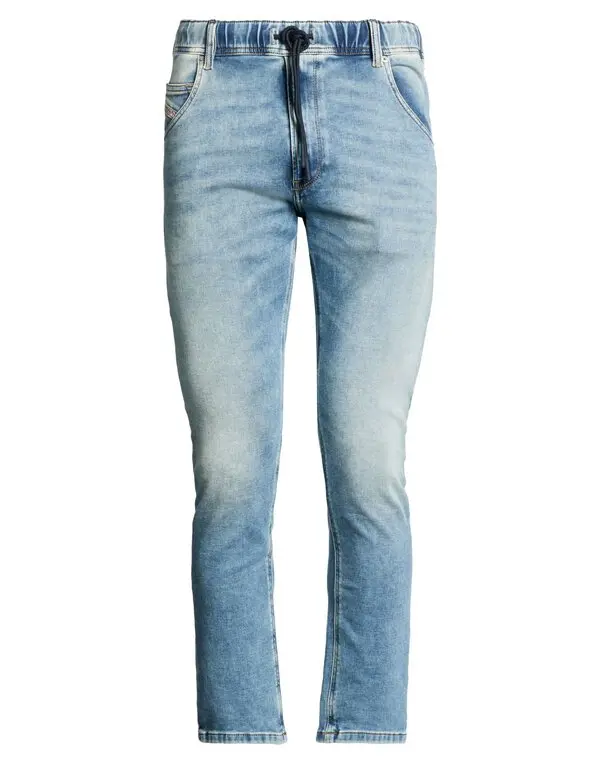 DIESEL® Tapered Denim-jersey Jeans - Blue