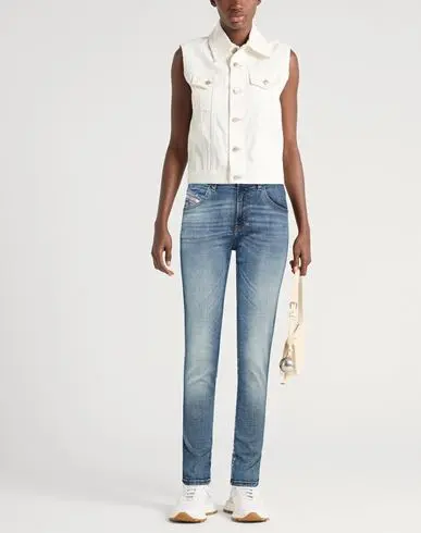 DIESEL® Skinny Jeans In Medium Wash Denim