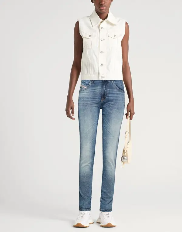DIESEL® Skinny Jeans In Medium Wash Denim