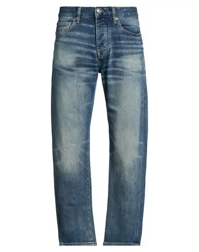 Armani Exchange Tapered Jeans With Five-pocket Design - Blue