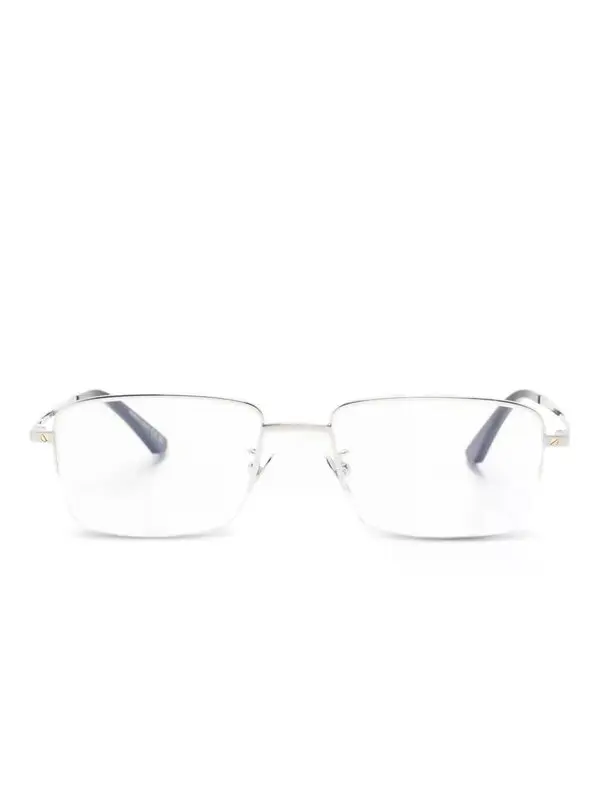 Cartier Rectangle-frame Eyeglasses - Silver