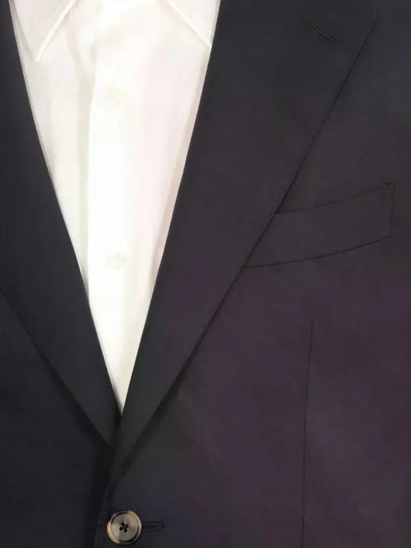 Caruso Wool Suit - Black