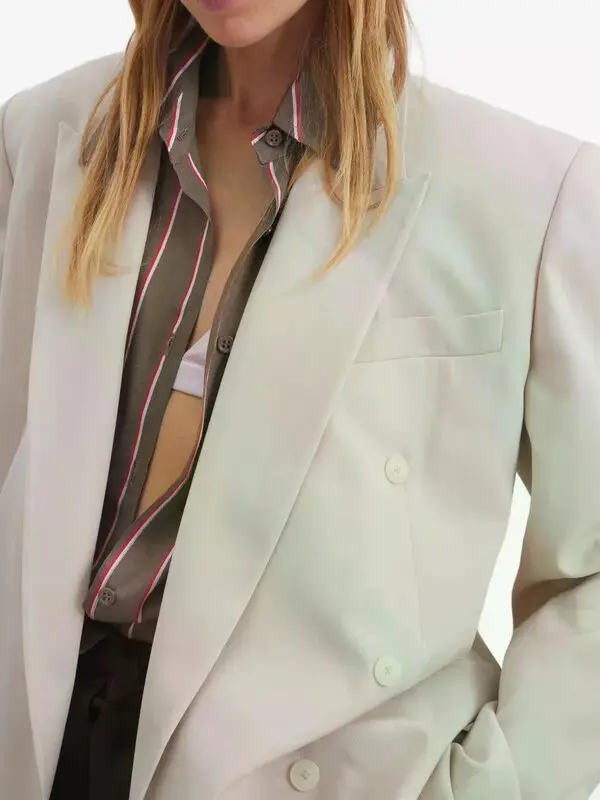 THE FRANKIE SHOP Monterey Double-breasted Blazer - Pink
