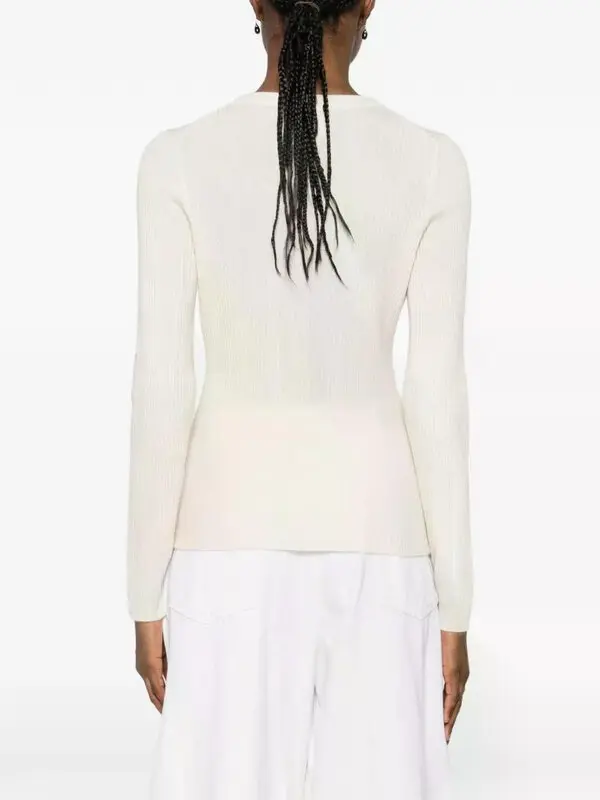 ALLUDE Ribbed Cardigan